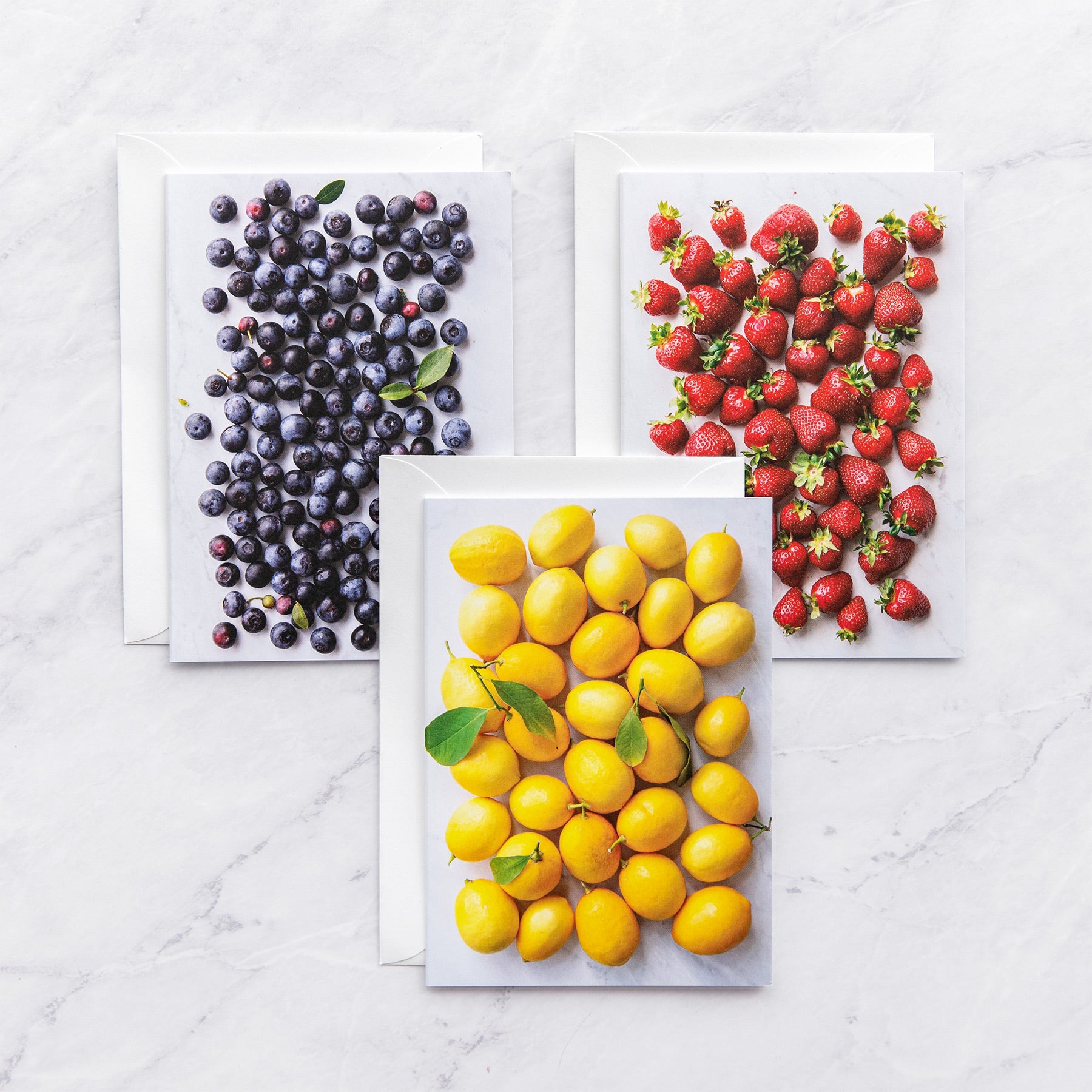 Fresh Fruit Greeting Cards (Set of 3) – Love & Olive Oil
