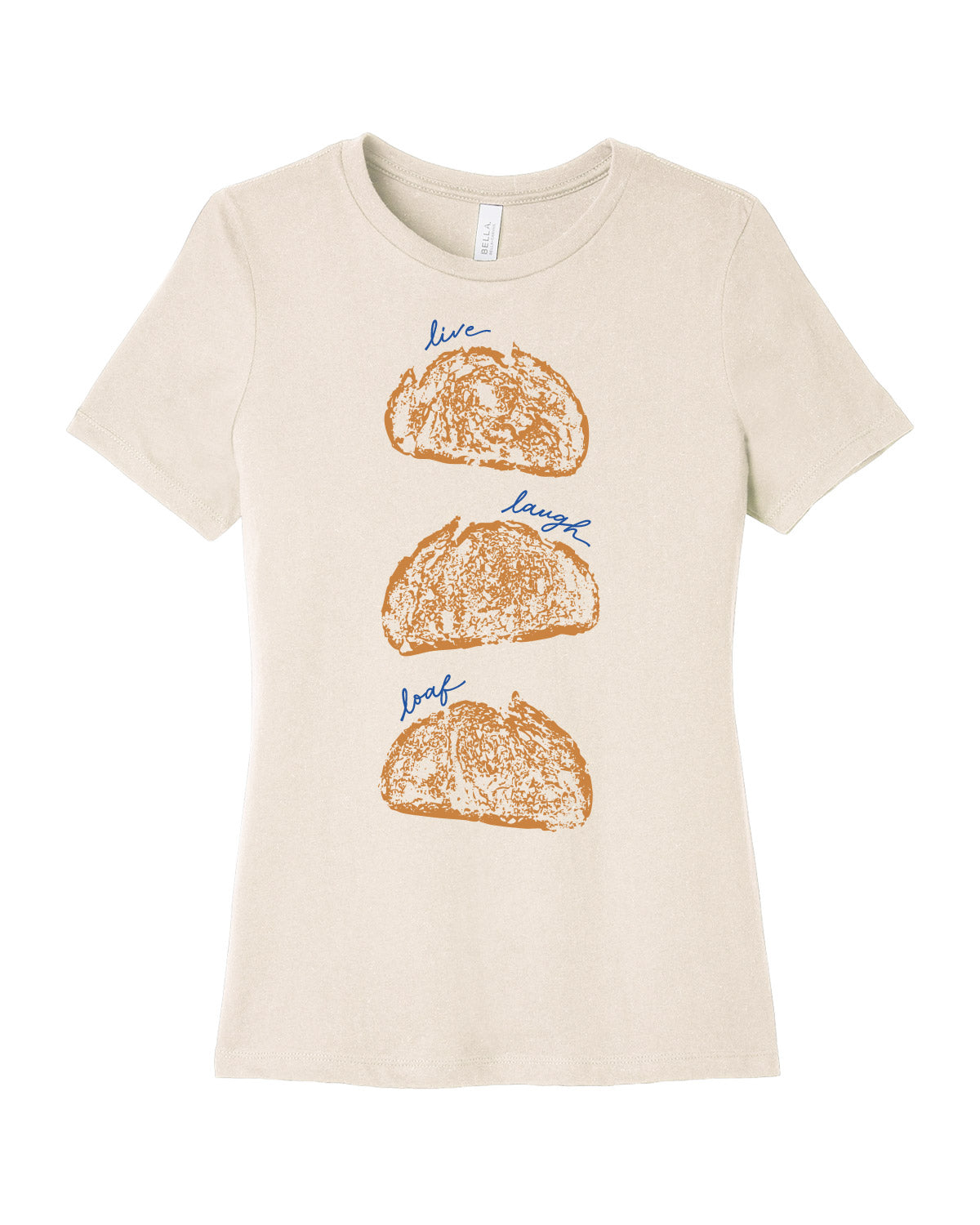 "Live Laugh Loaf" Food Pun T-Shirt – Love & Olive Oil